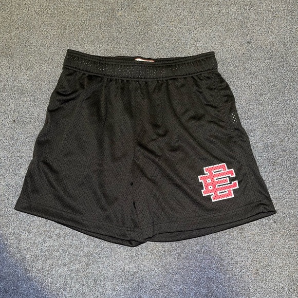 Eric Emanuel | Shorts | Eric Emanuel Ee Basic Shorts Black Varsity Red | Poshmark
